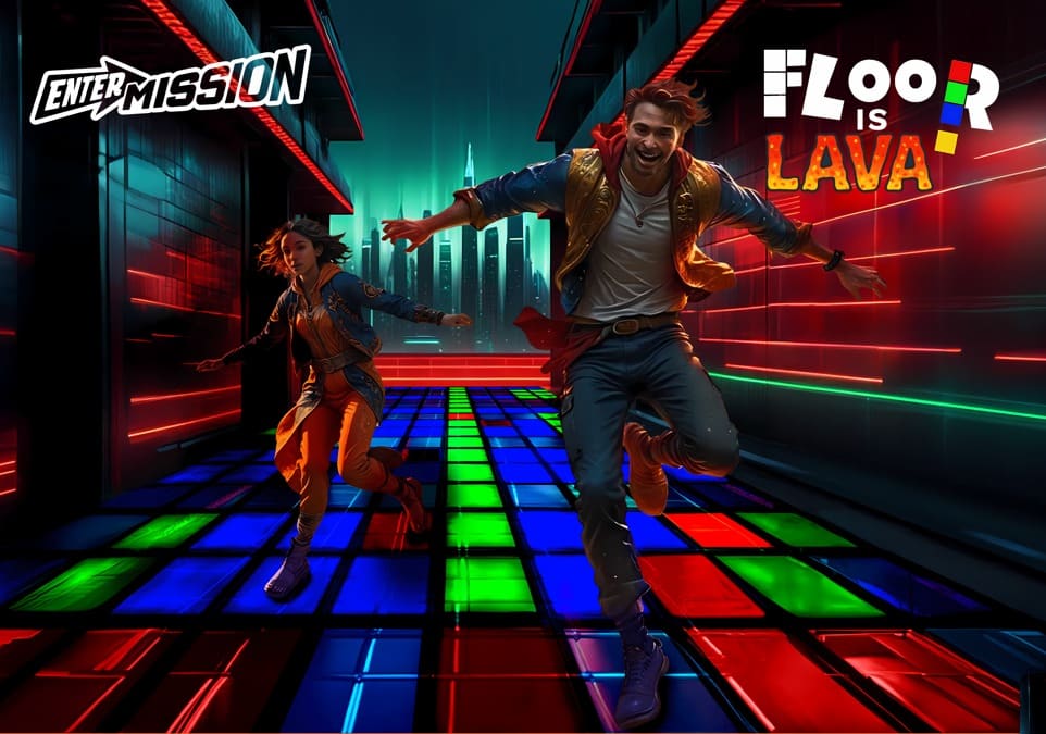 The Floor is Lava - Interactive Challenge Room